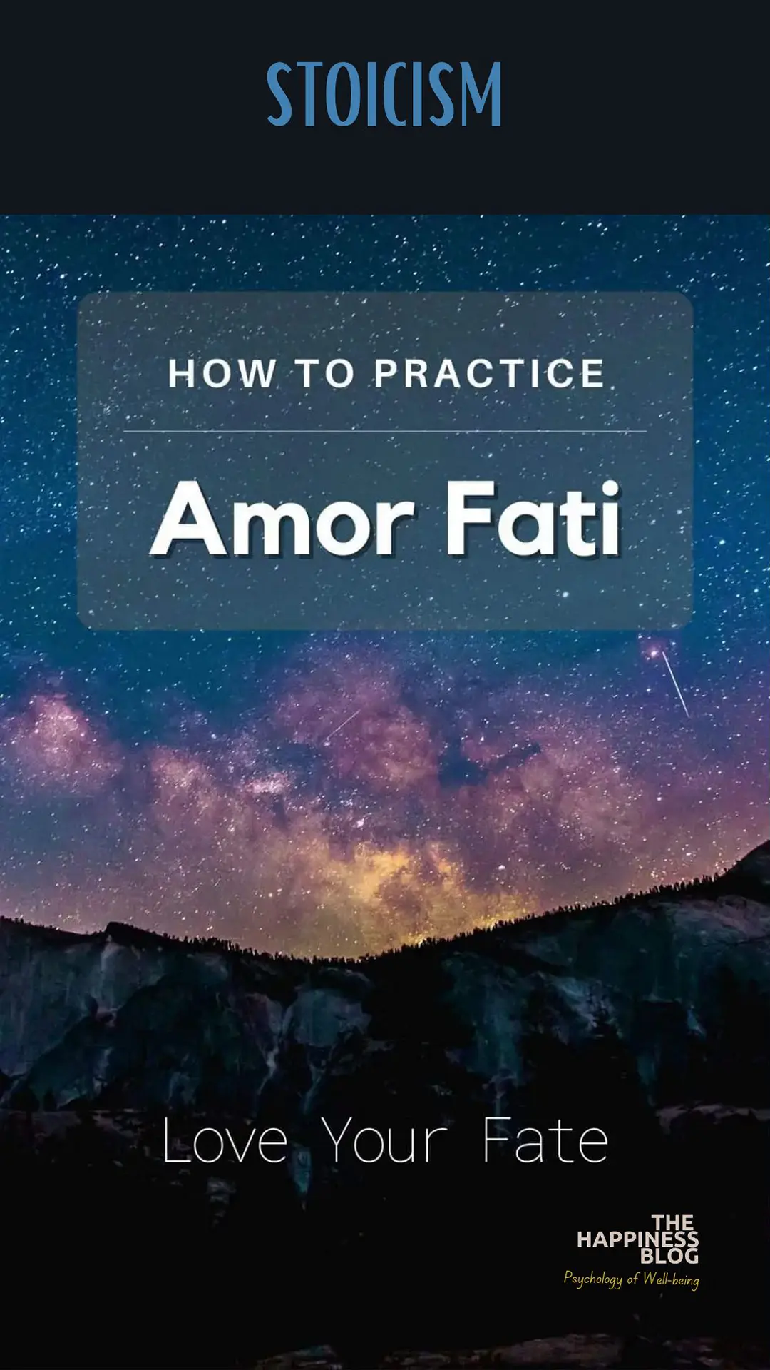 Amor Fati: Stoic Practice To Soar Above The Volatile Times